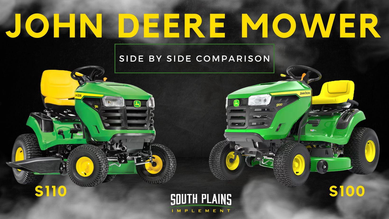 John Deere S100 vs. S110: Which Riding Lawn Mower is Your Perfect Match?
